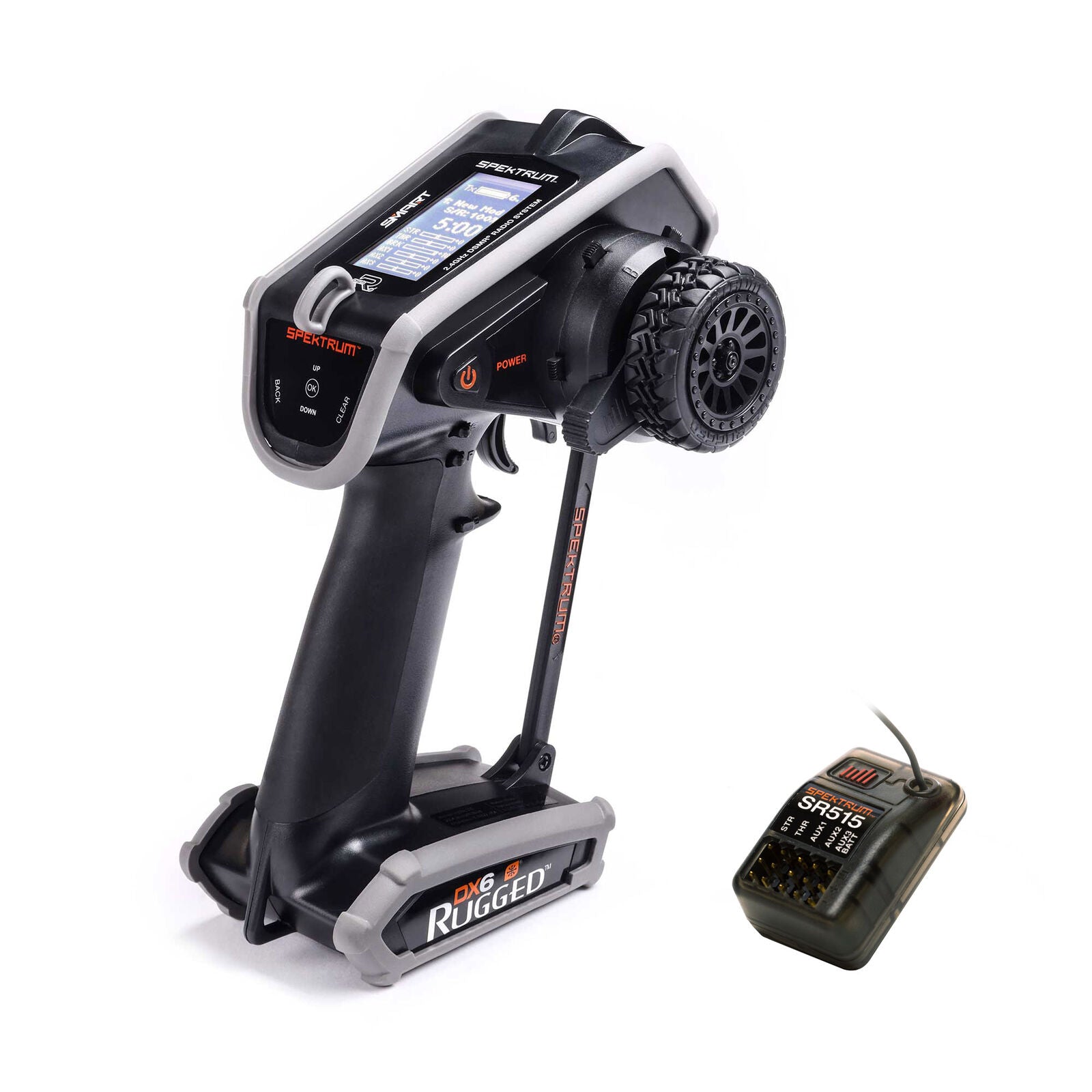 DX6 Rugged 6-Channel DSMR Transmitter with SR515 Receiver SPM6215 – Excel RC