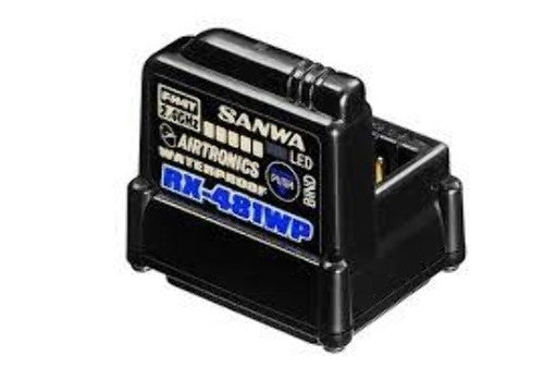 Sanwa 4channel RX481 Waterproof Receiver w/ builtin Antenna – Excel RC