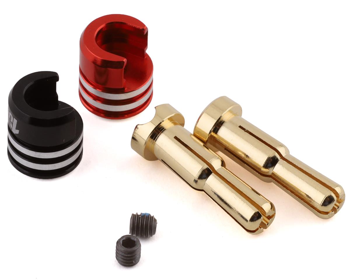1UP Racing Heatsink Bullet Plug Grips w/4-5mm Bullets (Black/Red) 1UP1 ...