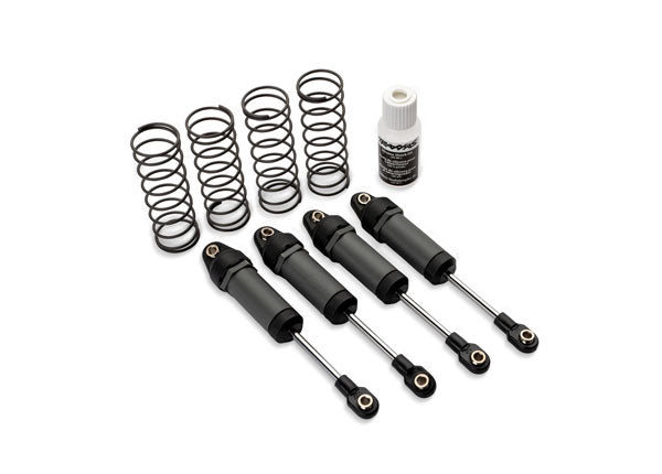Long Gray Ultra Shocks with Springs (4) 3760 – Excel RC