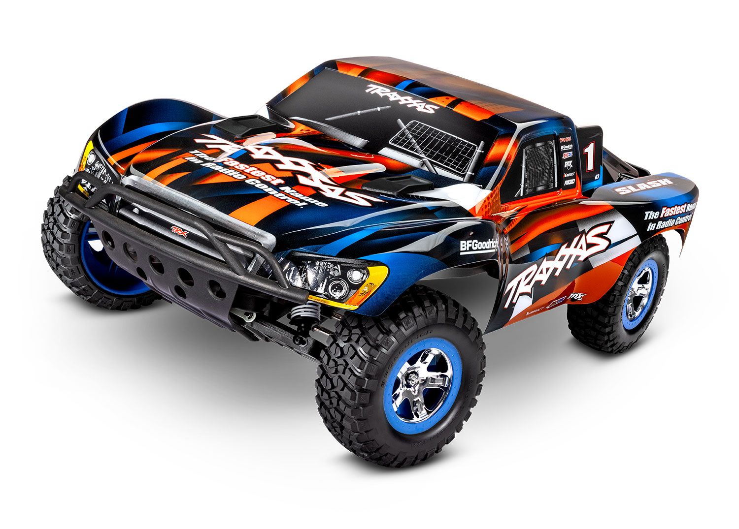 Slash 1/10 Scale Short Course Truck XL-5 2WD Brushed Battery and Charg ...