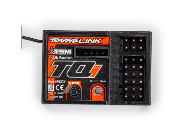 Receiver, micro, TQi 2.4GHz with telemetry & TSM (5-channel) 6533X ...