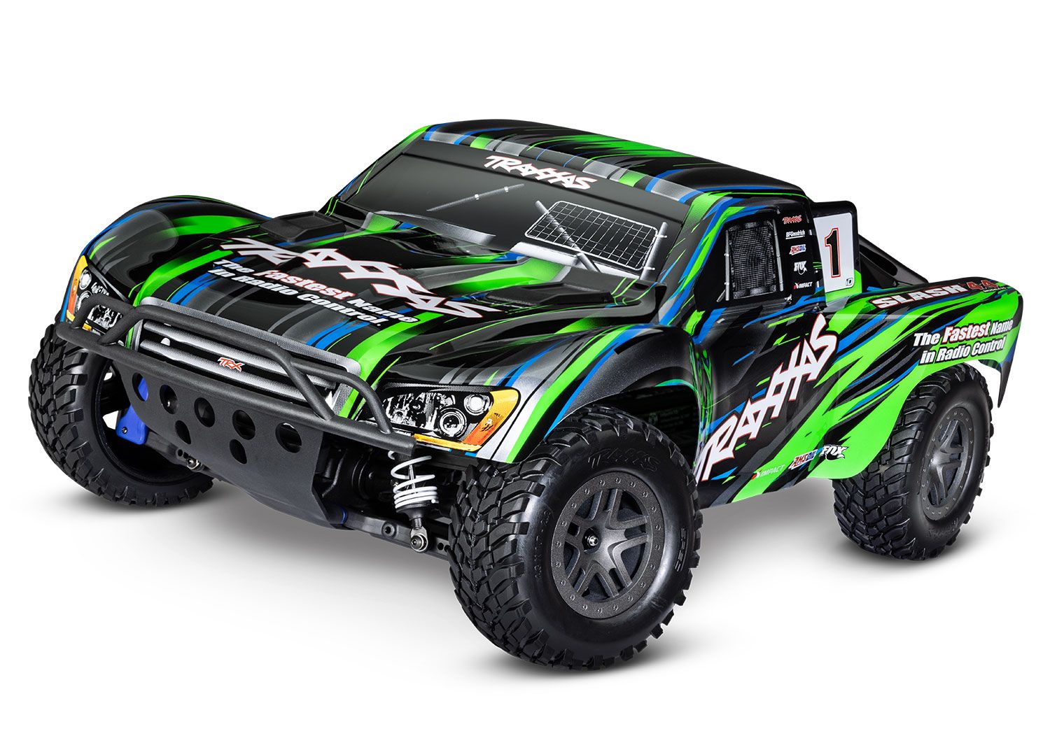 Slash 1/10 Scale Short Course Truck 4WD With BL-2s Brushless ESC 68154 ...