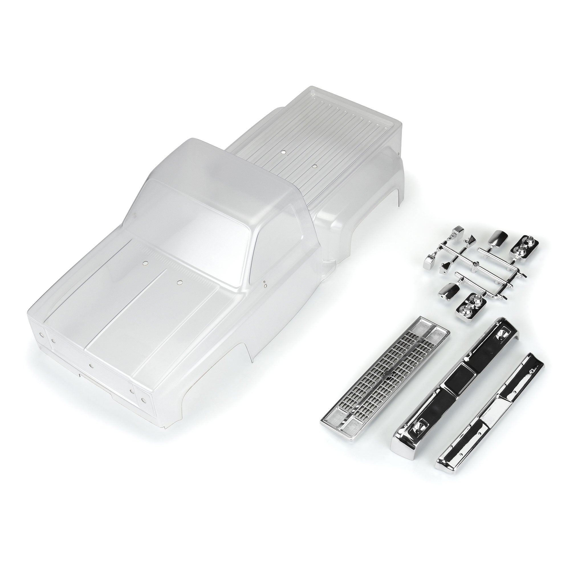 Pro-line Racing 1982 Chevy K-10 Clear Body Set With Scale Molded Accss ...