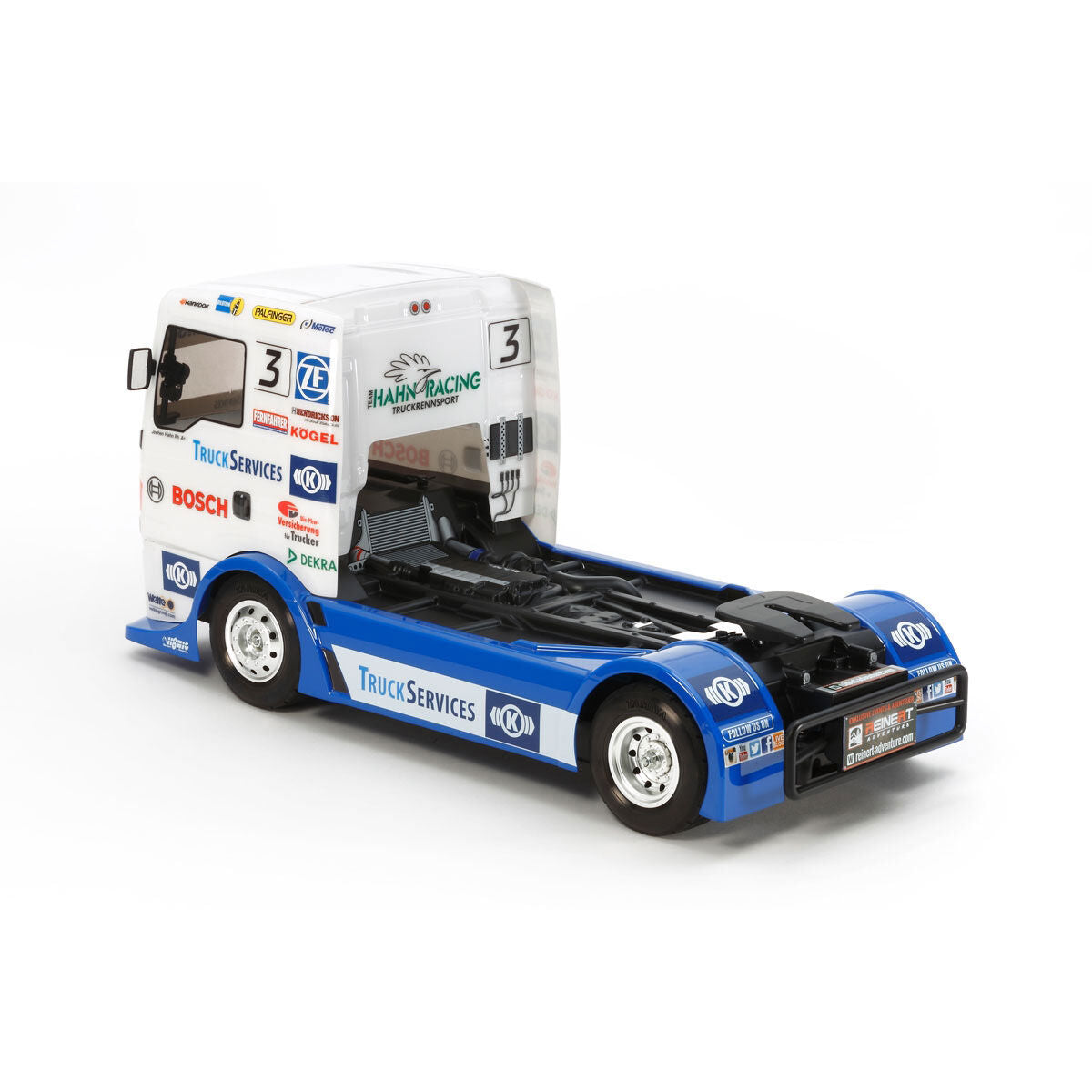 Tamiya 1/14 Scale Team Hahn Racing MAN TGS TT-01E 4x4 On-Road Racing T ...