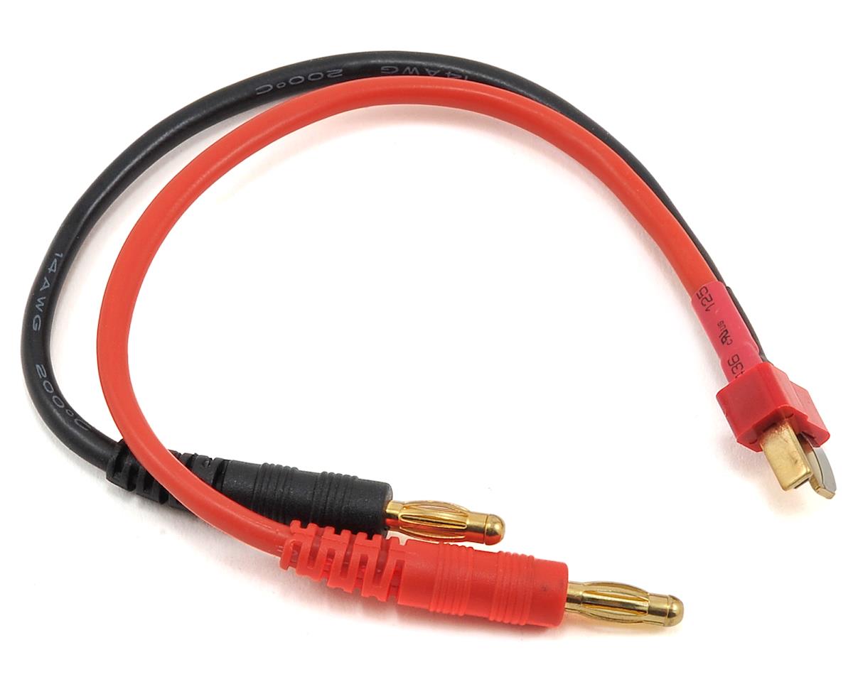 ProTek RC Heavy Duty T-Style Ultra Plug Charge Lead (Male to 4mm Banan ...