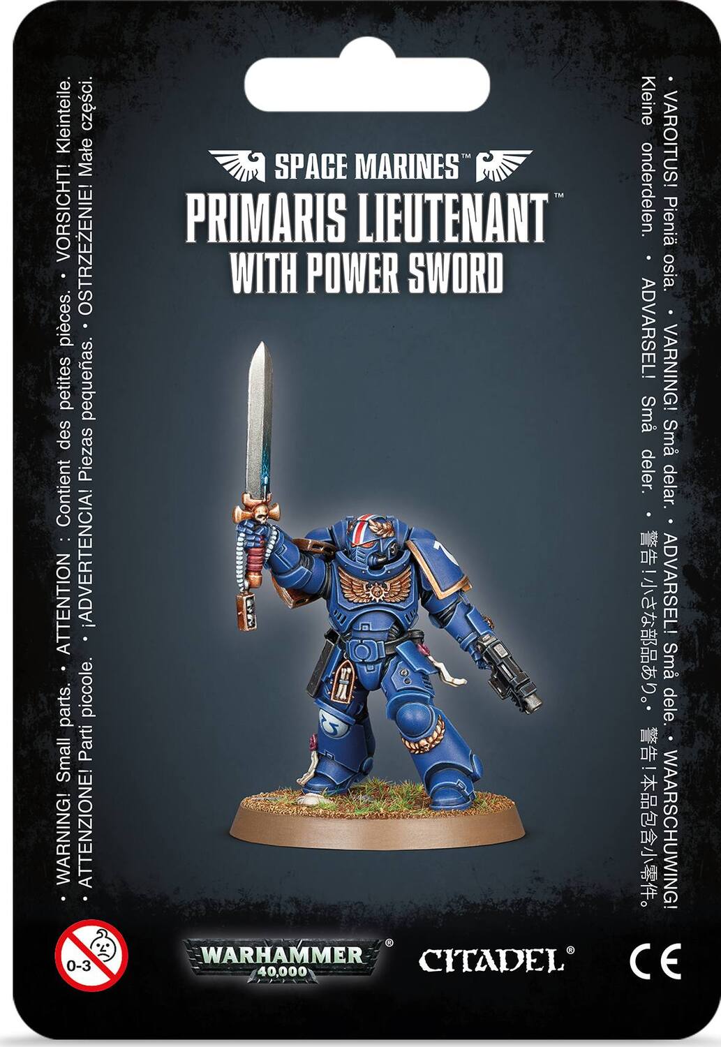 Warhammer 40K: Space Marines Primaris Lieutenant with Power Sword ...