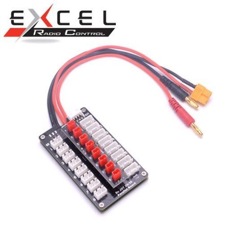 ExcelRC Para Board Parallel Charging Board XT60 and 4mm Banana Connect ...