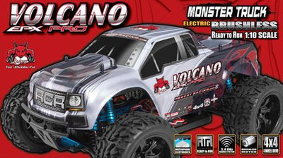 Redcat Racing Volcano EPX PRO 1/10 Scale Brushless Truck Silver/Black ...