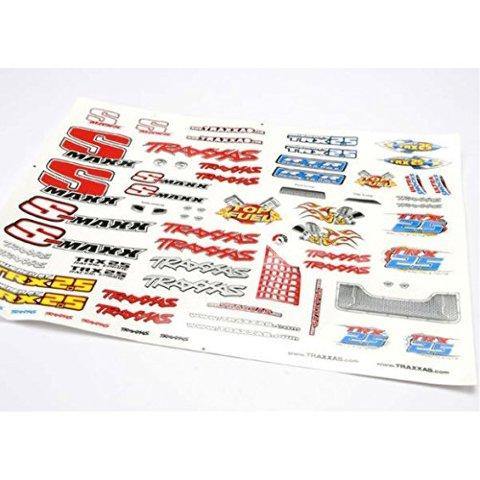 Traxxas 5113X Decal sheet Stadium Maxx® (includes windowgrille decals ...