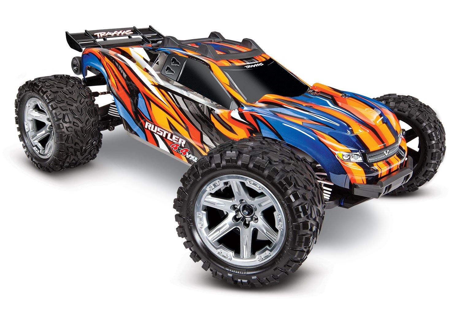 Traxxas 67076-4 Rustler® 4X4 VXL 1/10 Scale Stadium Truck Orange – Excel RC