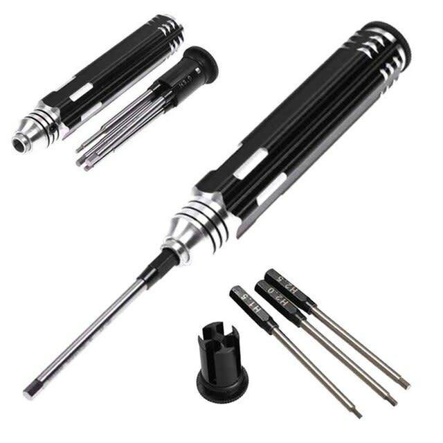 ExcelRC 4 pc Premium Hex Driver Set (Black) – Excel RC